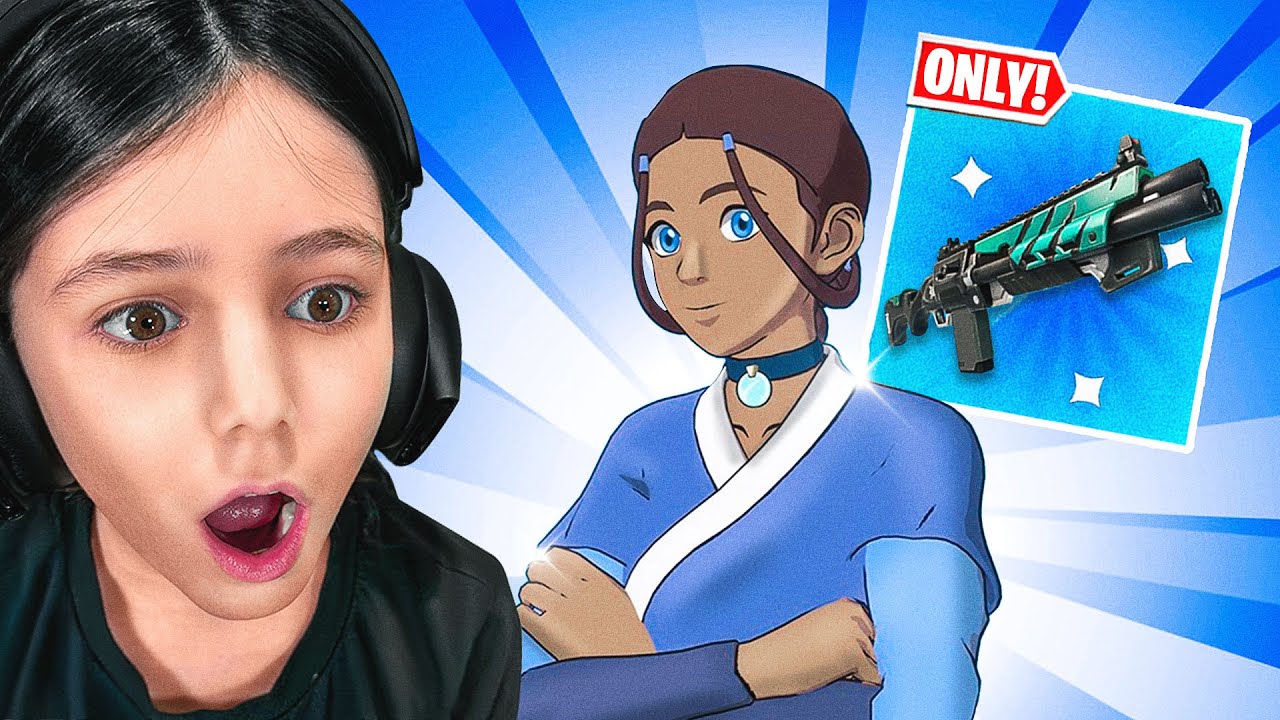 The Katara Fortnite Challenge! Blue Weapons Only 😲 - YouTube