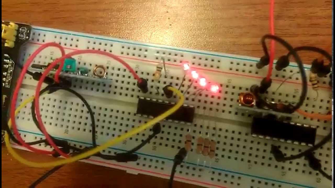 USING WIRELESS RF MODULE WITH HT12 ENCODER AND DECODER - YouTube
