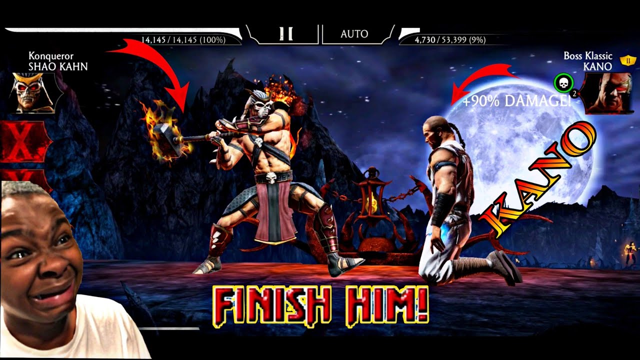 SHAO KAHN ( it's official ) | Klassic Kano Boss Battle 🤯 | Mortal ...