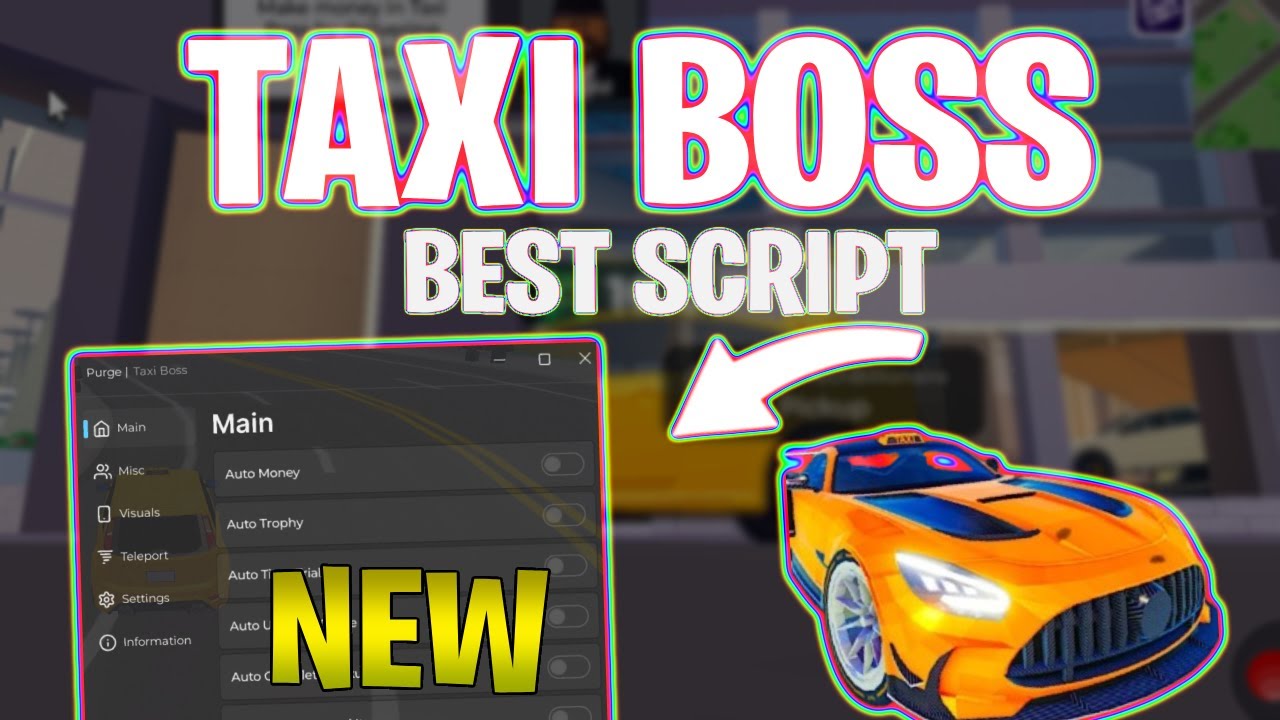 *NEW* Taxi Boss Script (PASTEBIN 2024) (AUTOFARM , AUTO UPGRADE , AUTO ...