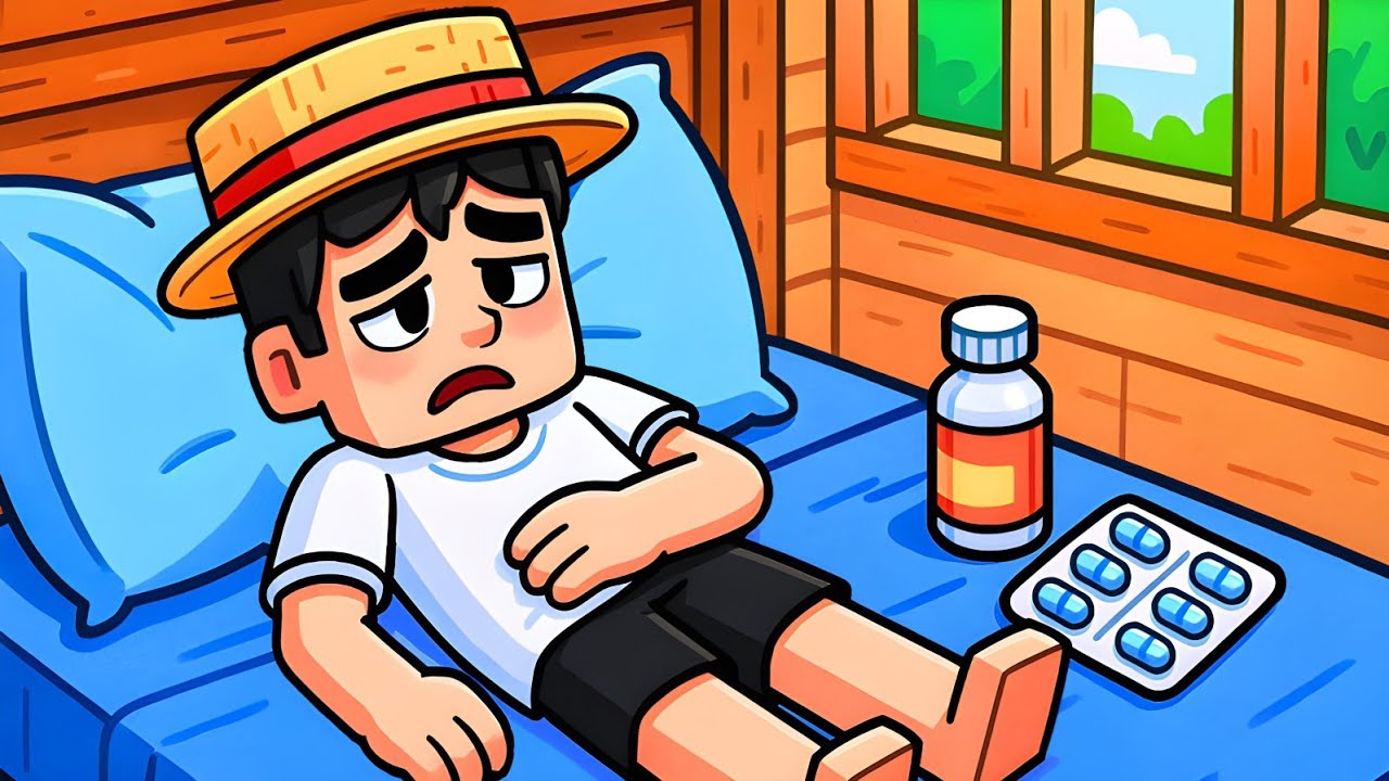 Pangs is SICK for 24 HOURS in MINECRAFT! - YouTube