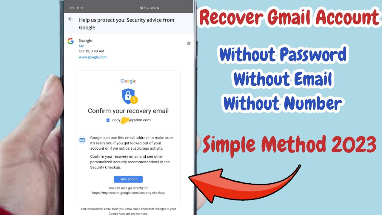 How To Recover Gmail Password New Trick 2023 | Google Account Recovery ...