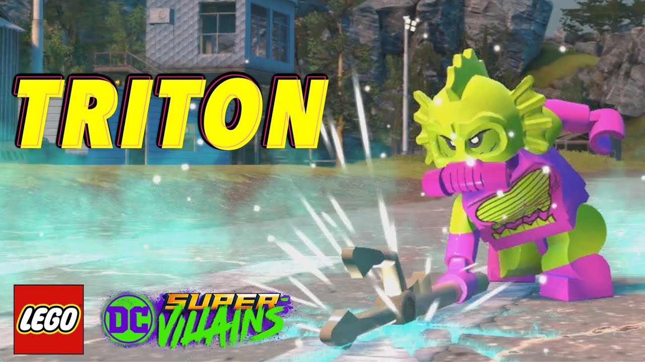 LEGO DC Supervillains: Triton Custom Character!! #27 - YouTube