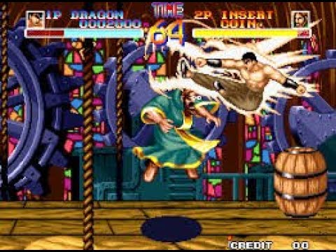World Heroes 2 - Kim Dragon (Arcade / 1993) 4K 60FPS - YouTube