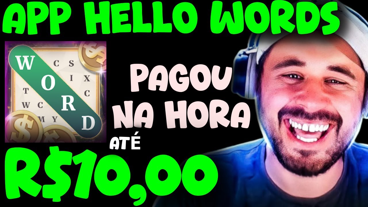 Hello Words APP PAGOU NA HORA! Ganhe até R$10 AGORA MESMO - YouTube