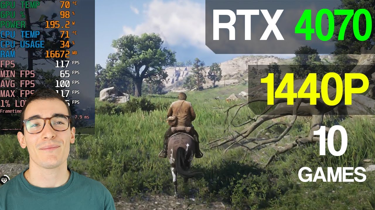 RTX 4070 Test 10 Games at 1440p - YouTube