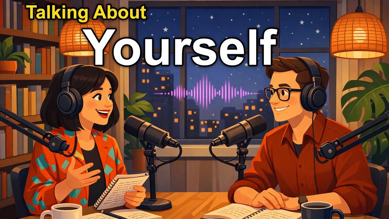 Learn How to Talk About Yourself in English ☀️ Easy Real Conversation ...