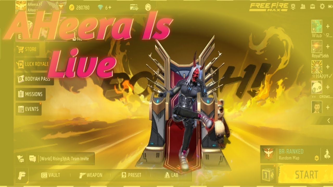 AHeera Gaming Is Live With Friends #Aheera #Viral - YouTube