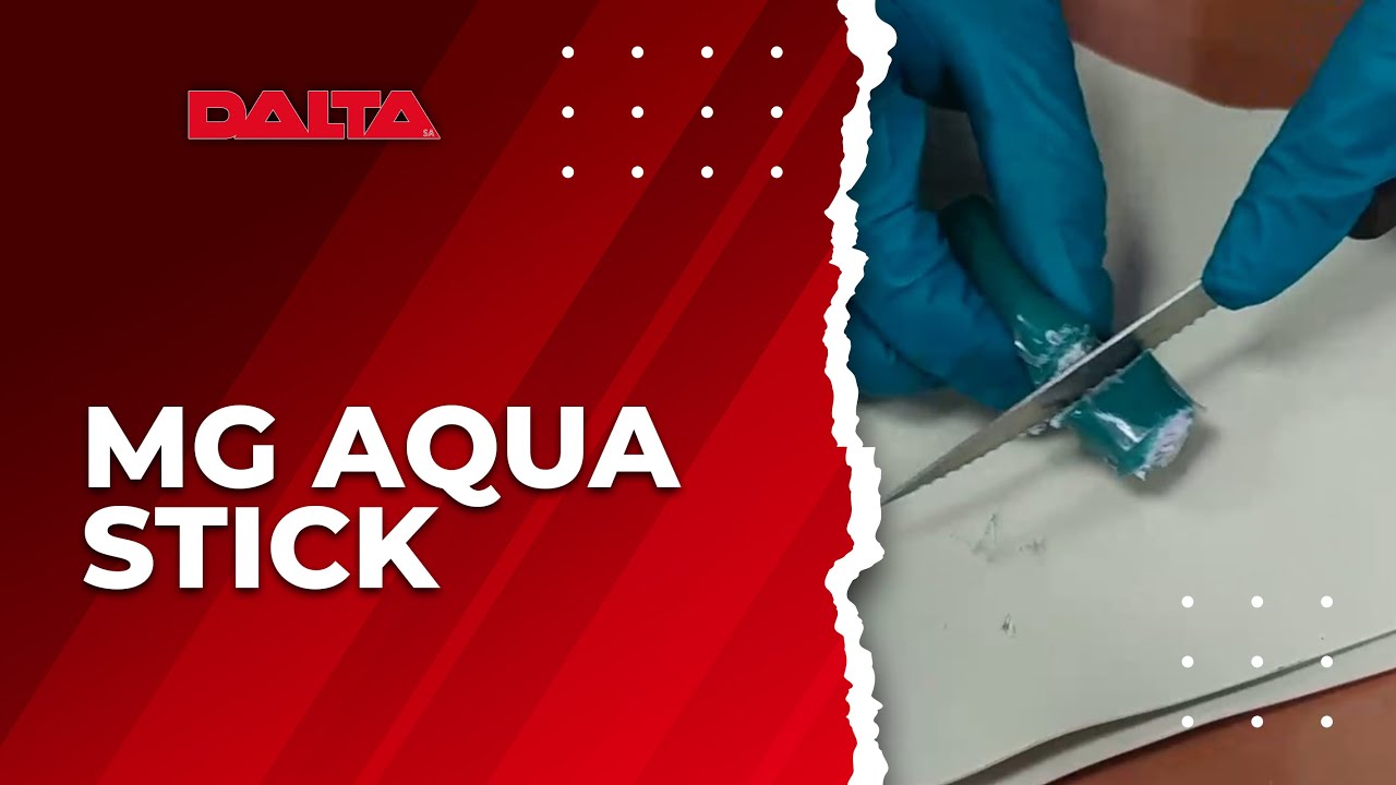 MG AQUA STICK - Mastic de réparation bi-composant époxy - YouTube