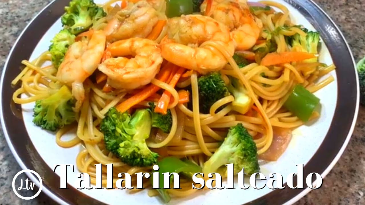 Tallarin salteado con camarones Y listo! ¡esta delicioso! Lalo cocina ...