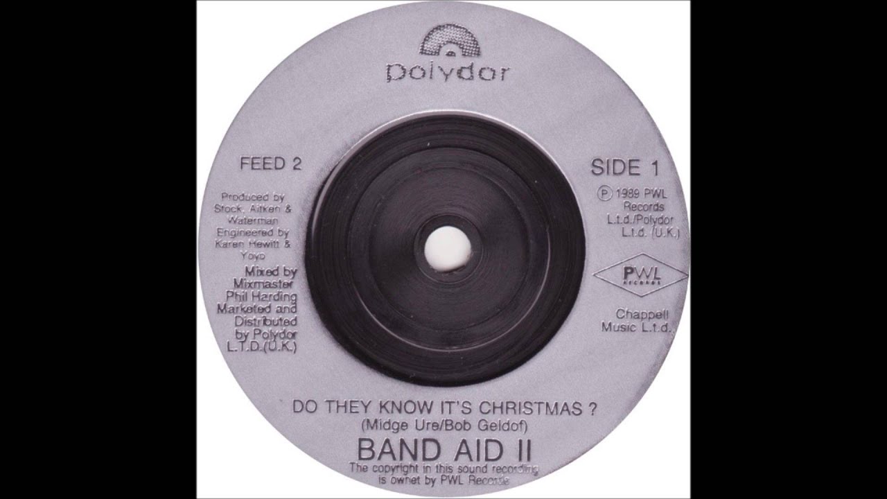Band Aid II Do They Know It's Christmas Instrumental - YouTube