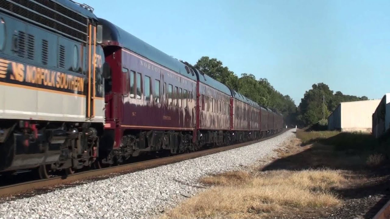 NS F9A #4271 leads 951 at Haleyville, Alabama - YouTube