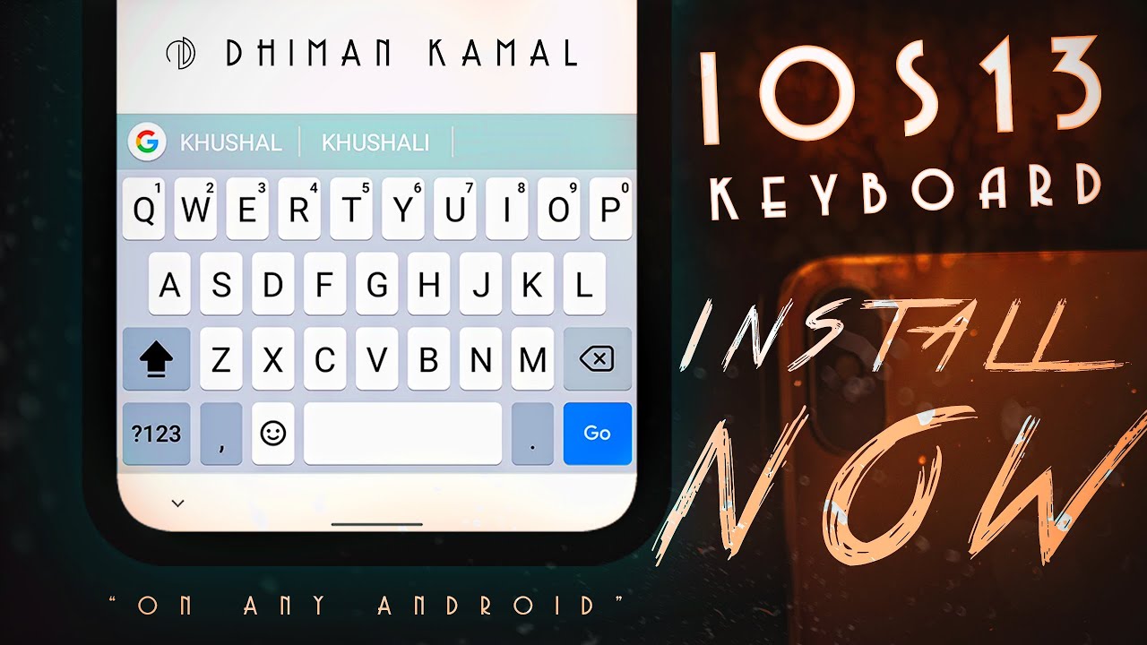 iOS 13 Keyboard On Any Android || Hidden iOS Theme For Gboard - YouTube