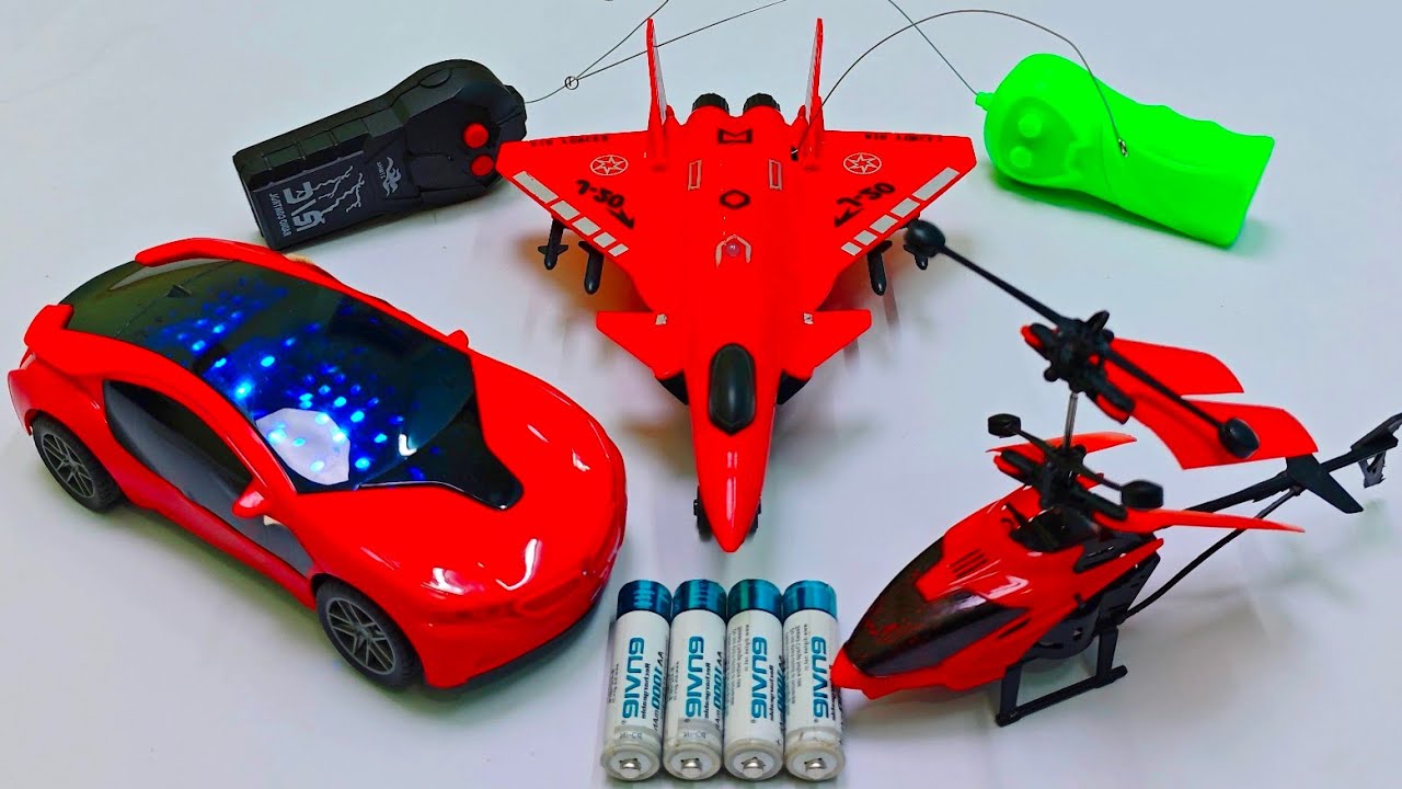 3D Light Racing Rc Car & Remote Control Jet Plane | Rechargeable Rc ...