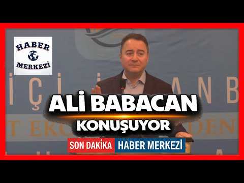 DEVA Partisi Genel Başkanı Ali Babacan \