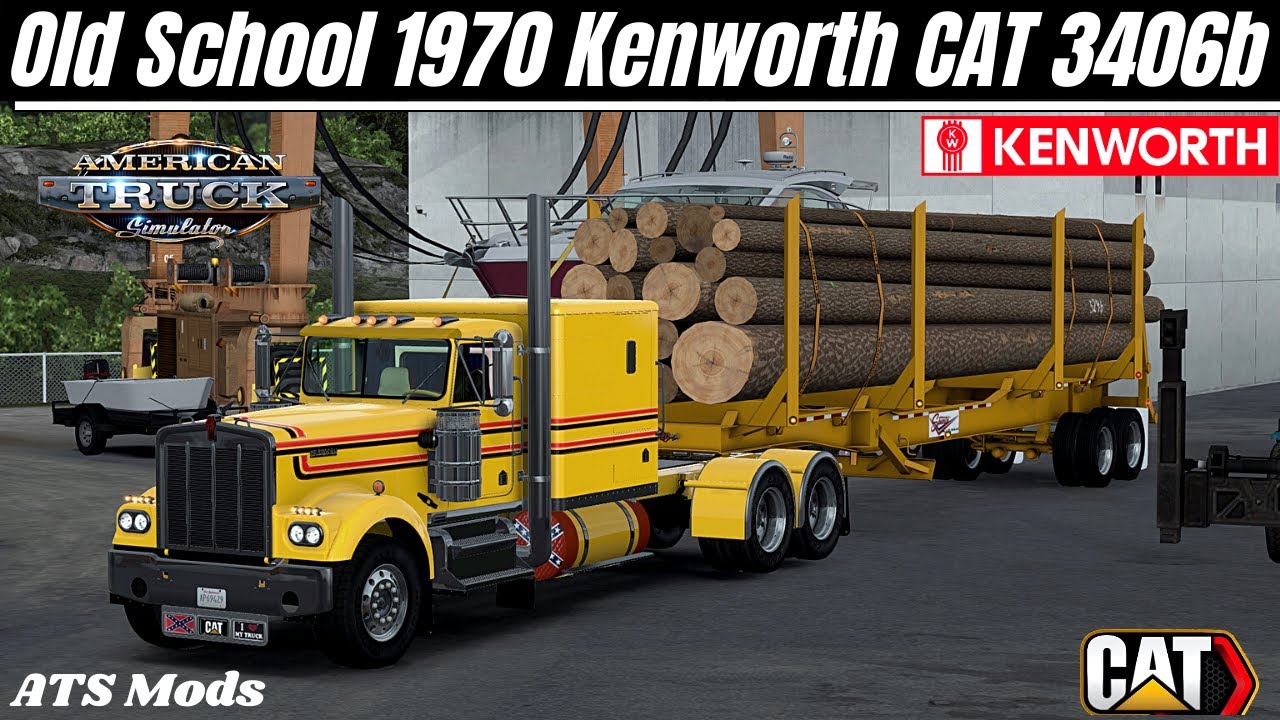 American Truck Simulator | FREE 1970 Kenworth Truck Mod [ATS 1.43/1.42 ...