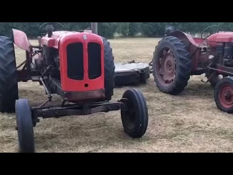 Nuffield tractor collection out for a line up part 2... - YouTube