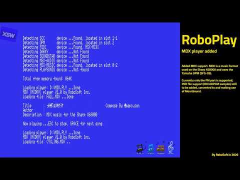 RoboPlay MDX player added