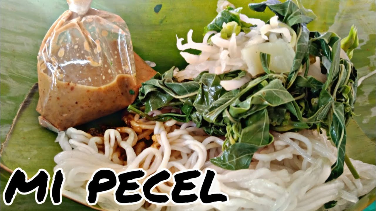 MIE PECEL JAJANAN PASAR KHAS JAWA 😋 KUAH KACANG. - YouTube