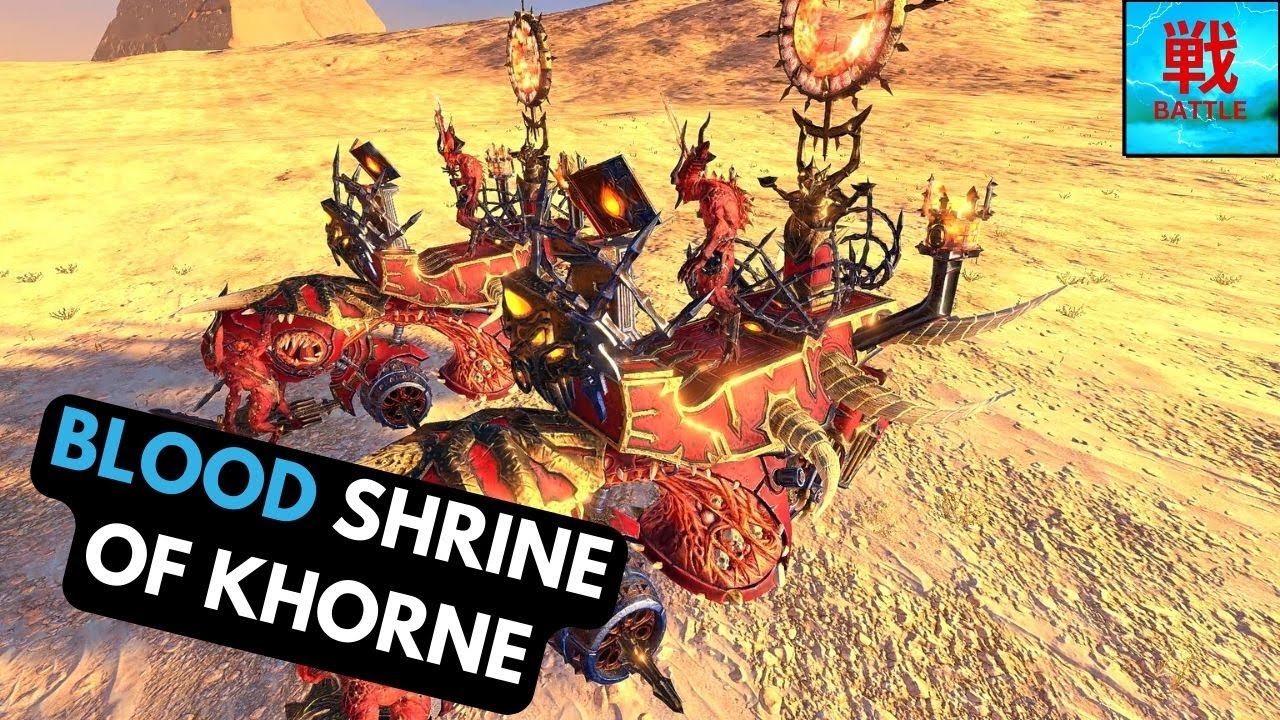 Blood Shrine of Khorne - Unit Focus - YouTube