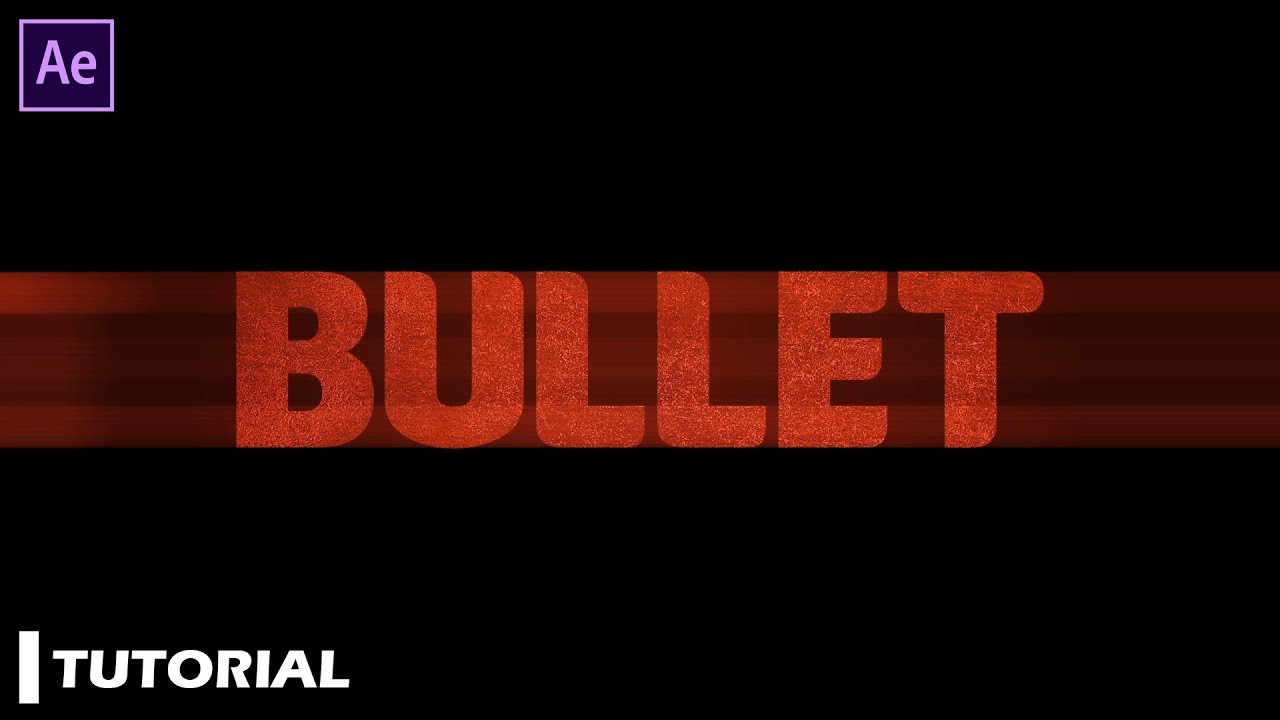 After Effects Tutorial - Bullet Train Title Animation in After Effects ...