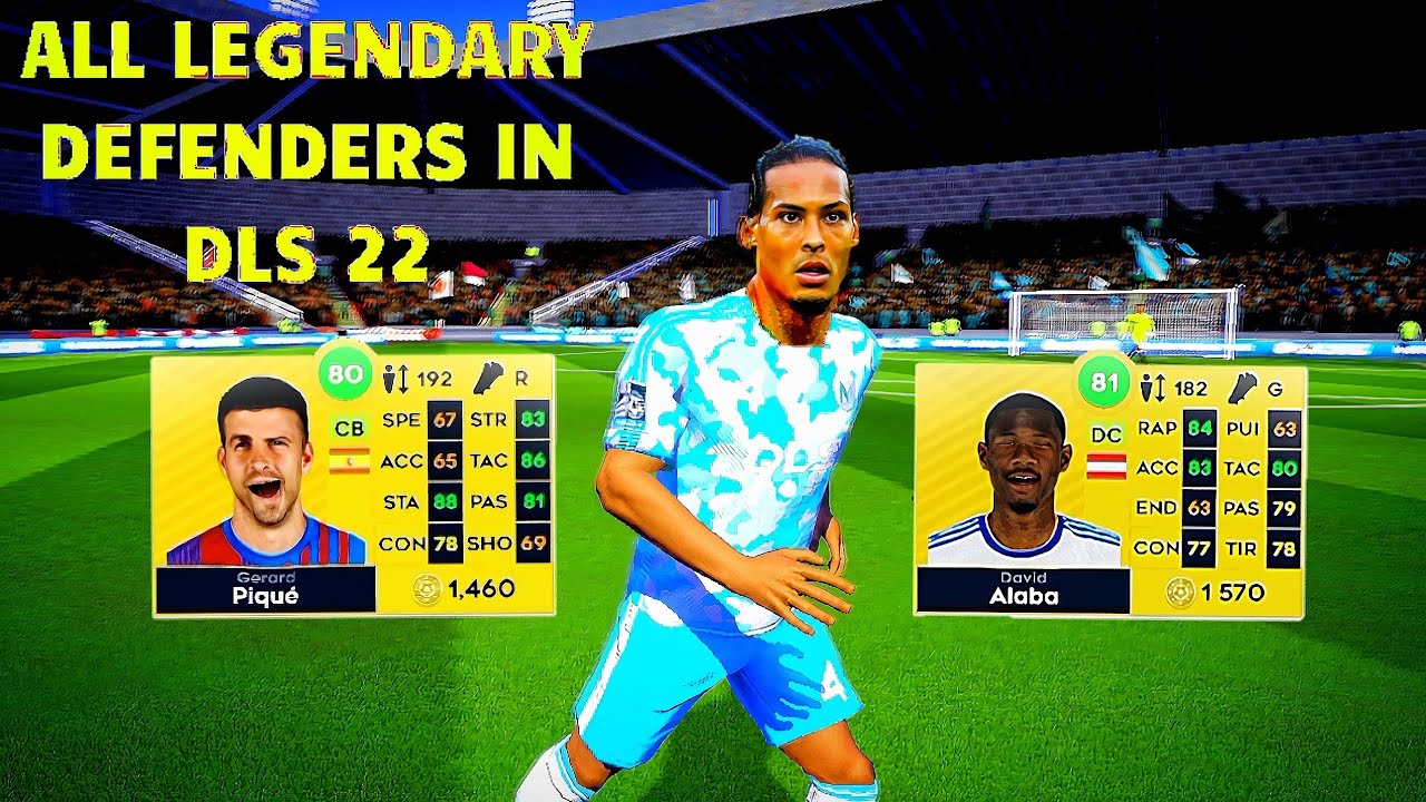 All Legendary Defenders in Dls 22 | Dream League Soccer 2022 gameplay ...