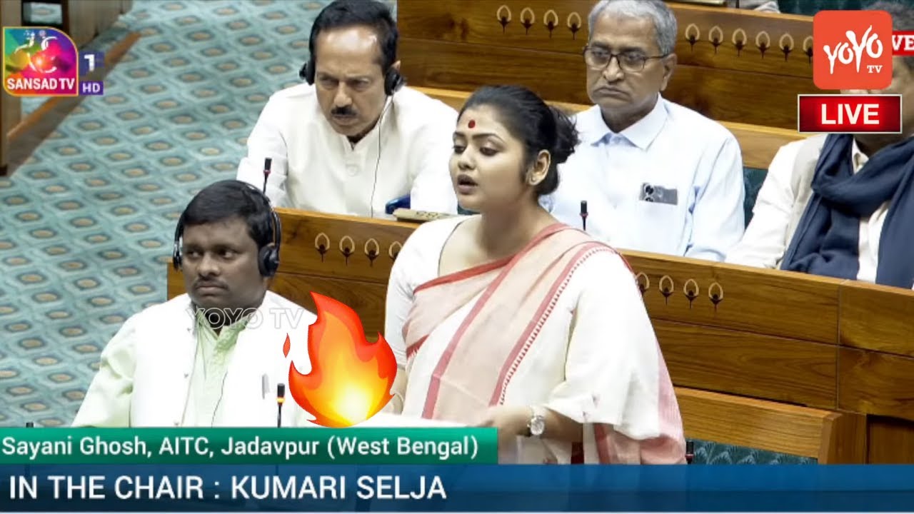 AITC MP Sayani Ghosh Firing Speech In Parliment 2025 | Lok Sabha | PM ...