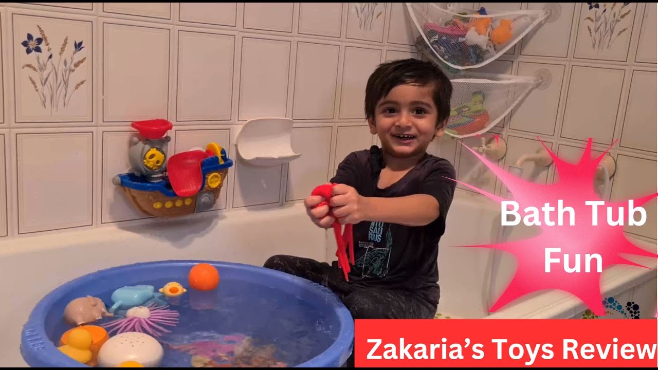 Bath Tub Fun | Enjoy Toys in Bath Tub | Splash Fun - YouTube