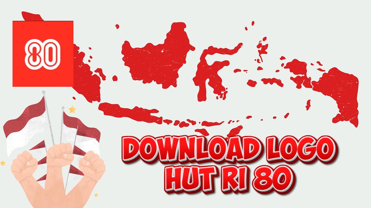 Cara Unduh Download Logo HUT RI 80 Kemerdekaan Indonesia 17 Agustus ...