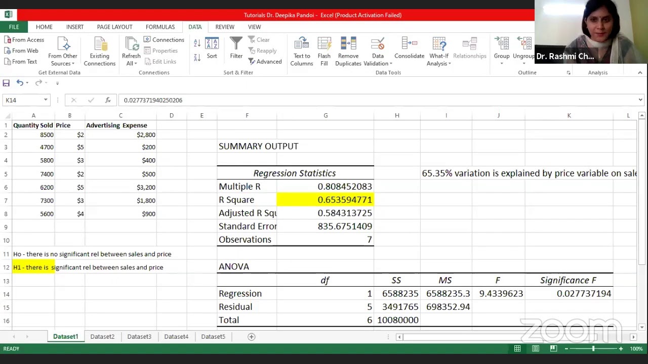 Online workshop on Bivariate data analysis - YouTube