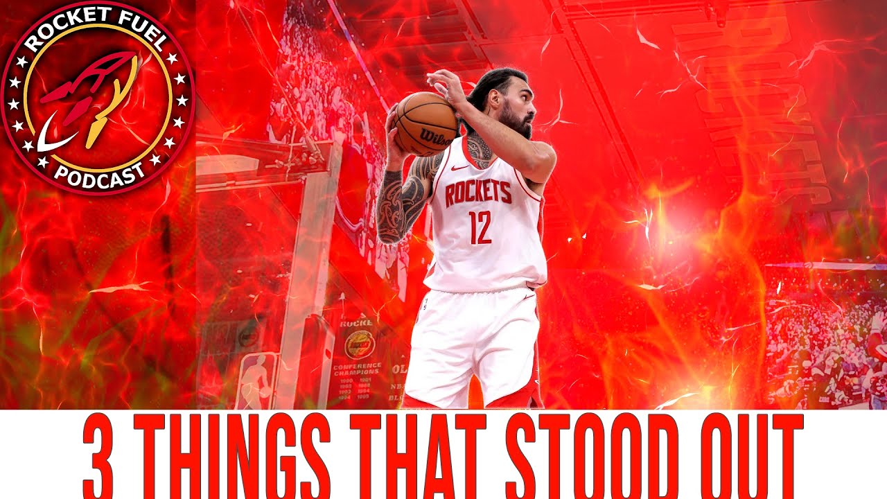 These 3 Things That Stood Out from the Houston Rockets Win - YouTube