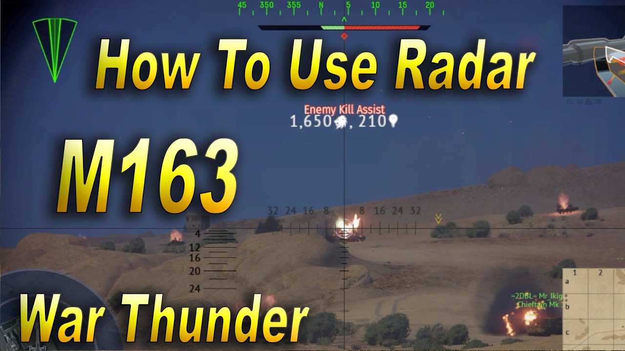 War Thunder How to Use Radar - M163 - War Thunder Tutorial - YouTube