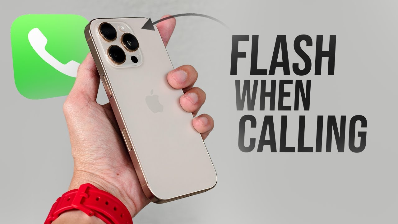How to Make iPhone Light Flash when Receiving a Call (tutorial) - YouTube