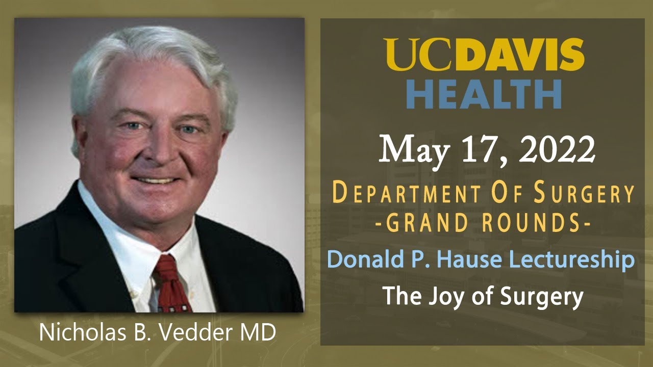 The Joy of Surgery - Nicholas Vedder, M.D. - YouTube