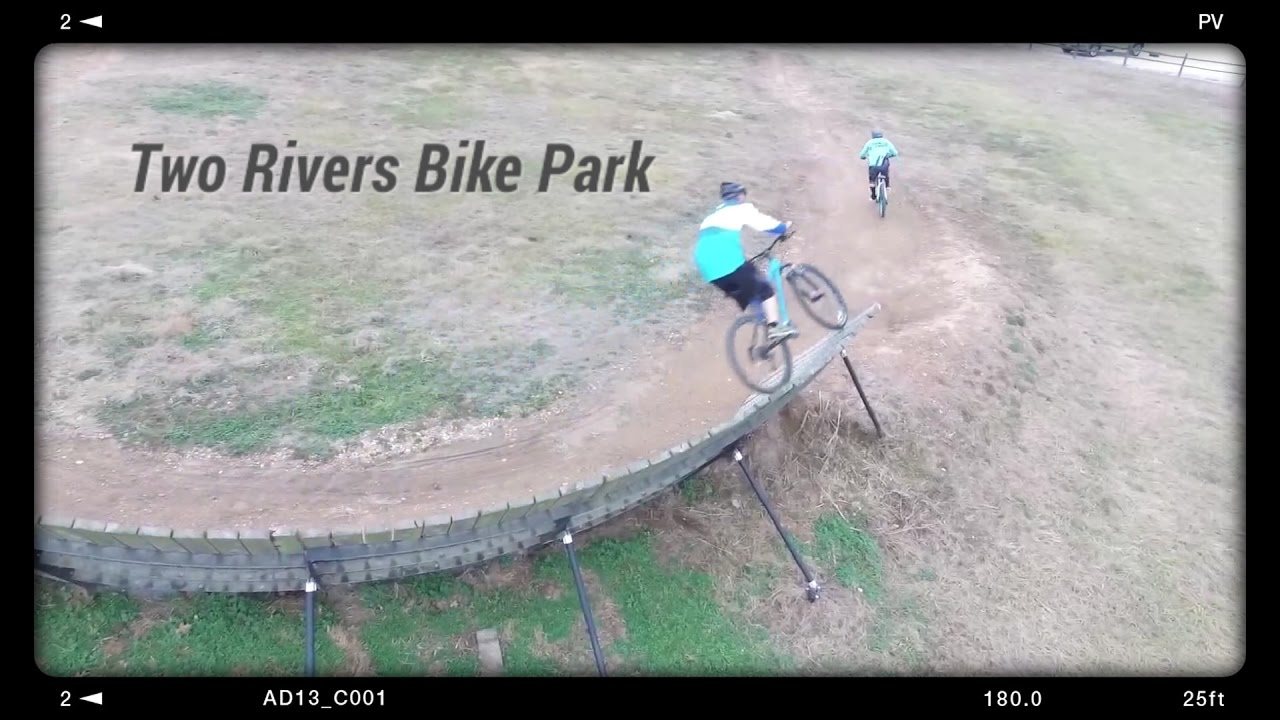 Drone Video Two Rivers Mountain Bike Park: Slopestyle and Wall Rides ...