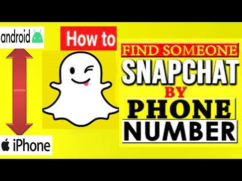 How to find snapchat ID with mobile number || find friends on snapchat ...