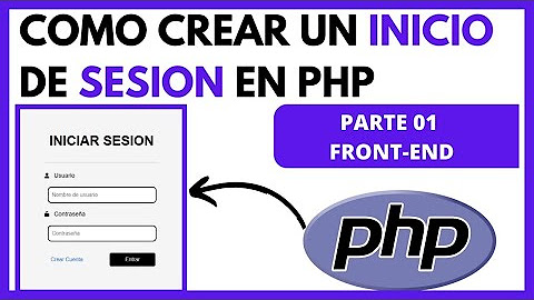 INICIO DE SESION EN PHP - YouTube