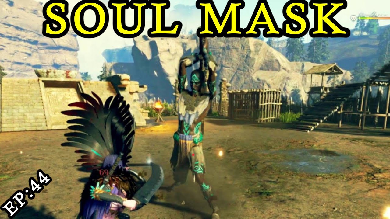 Taking down Flint tribes HARDSTONE LEADER ☠️⚔️ [SOUL MASK] ep44 - YouTube