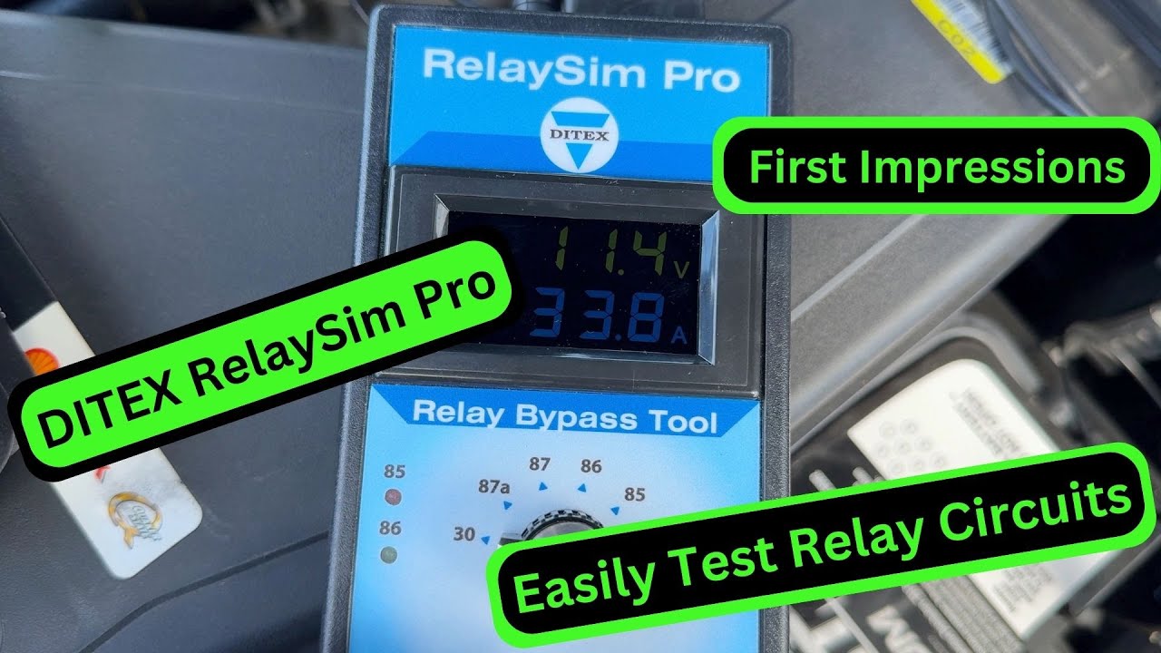 Using the DITEX Relay SIM Pro to Diagnose a No Crank Concern - YouTube