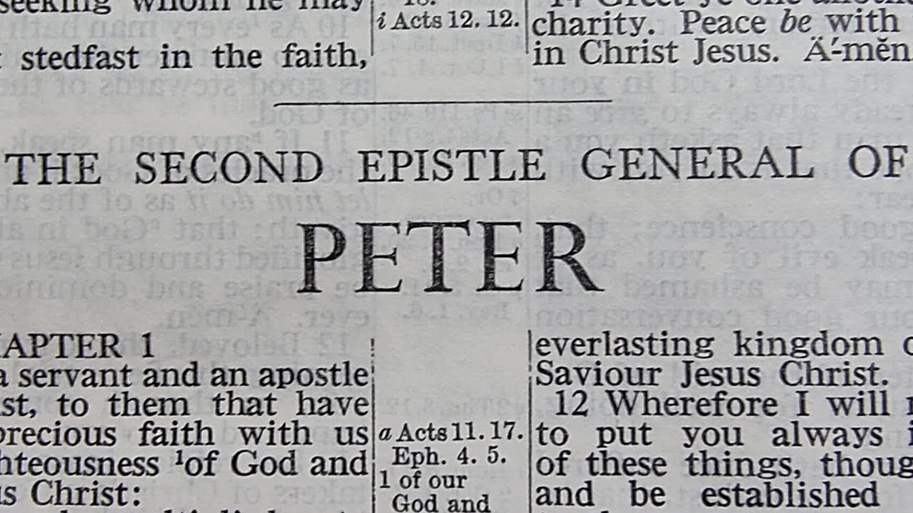Audio KJV - 2 Peter - Chapter 2 - YouTube