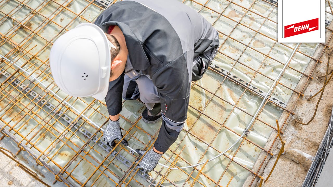 Installation rebar clip DEHNclip® - YouTube