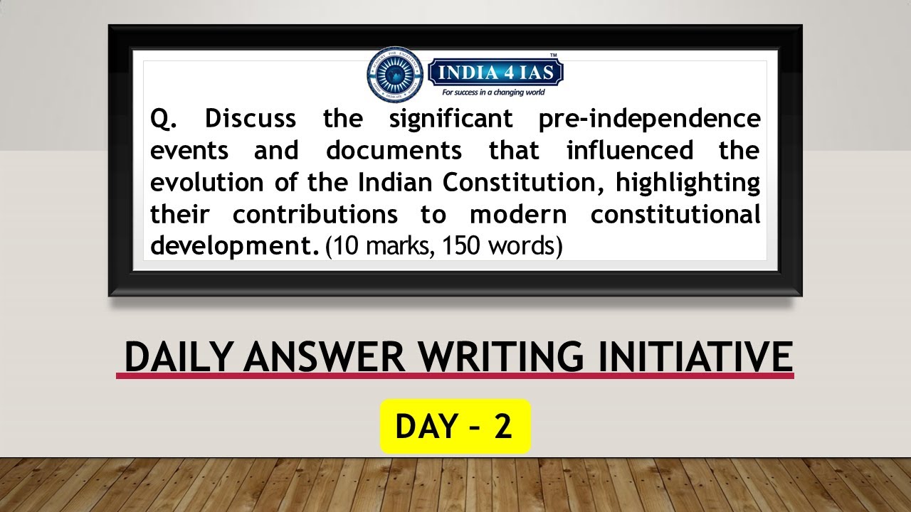 DAY-02 | Daily Answer Writing Practice | Mains Answer writing Basics ...