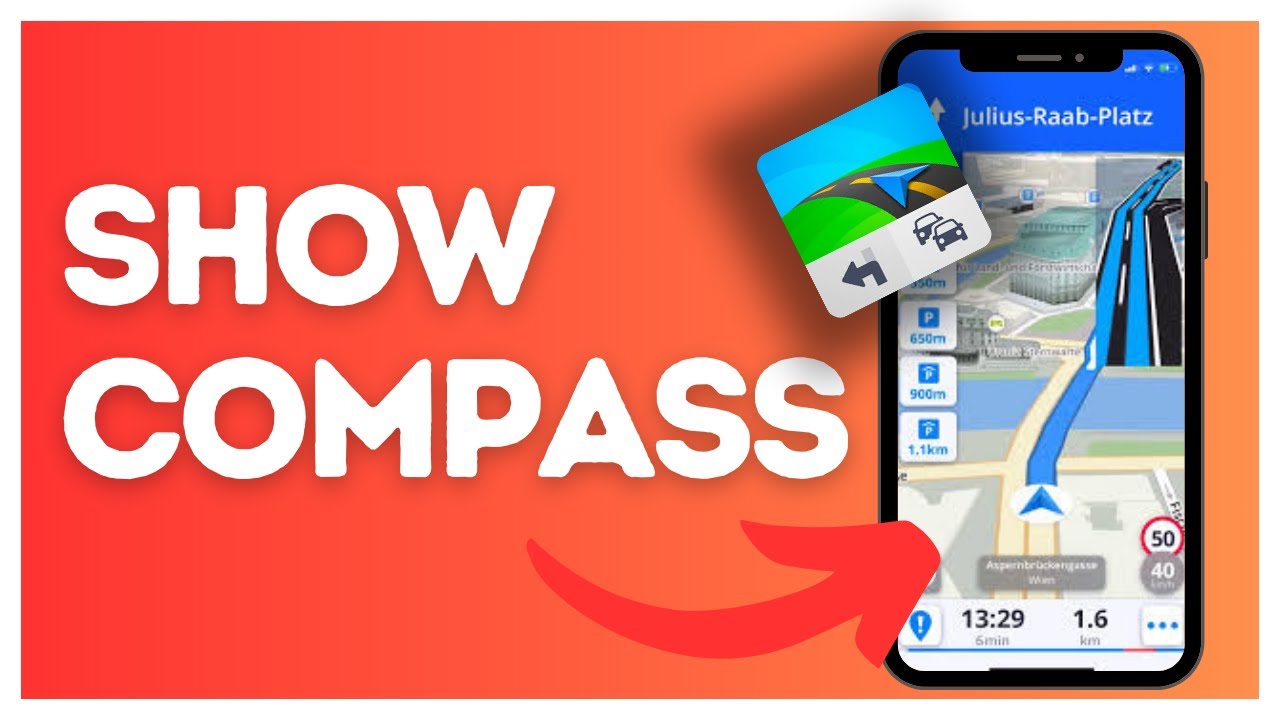 How to show compass on Sygic? - YouTube