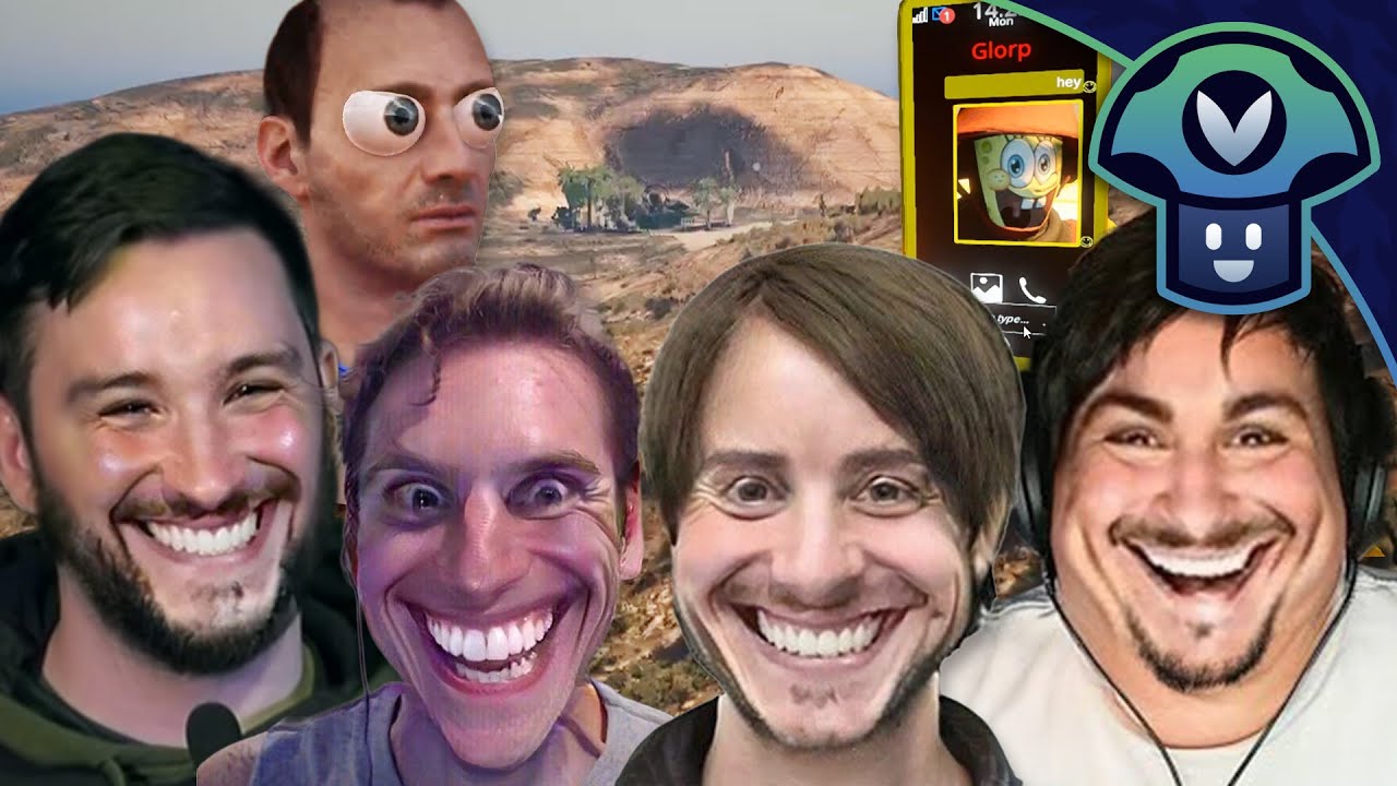 Vinny, Jerma, Pokelawls & Ster - Horsemen Friendslop Games - YouTube