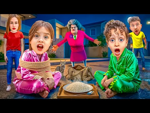 SCARY TEACHER EVİMİZİ ESİR ALDI ‼️ KUZEY ELİF SOKAKTA NAPCAZ ??