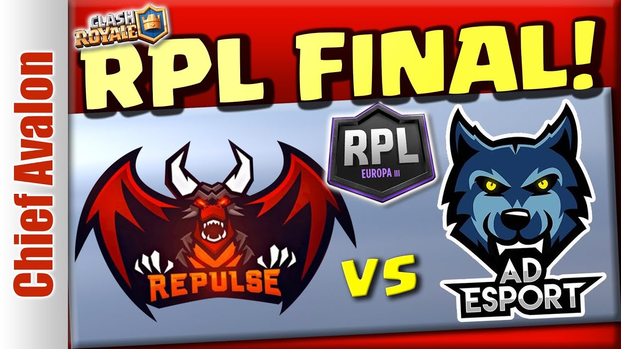 RPL EUROPE FINAL - TEAM REPULSE vs AD ESPORT - WHO IS THE EUROPEAN CLASH ROYALE CHAMPION? - YouTube