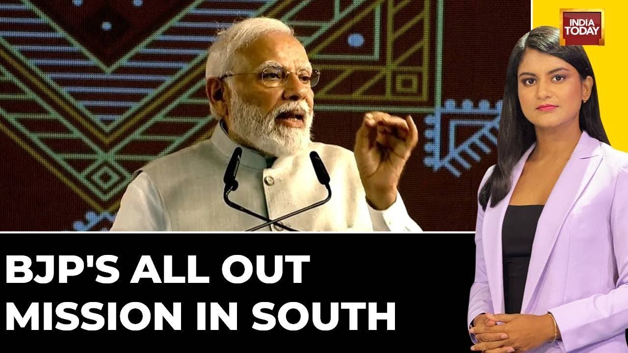 6PM Prime With Akshita Nandagopal : Week After Week, PM Modi In South ...