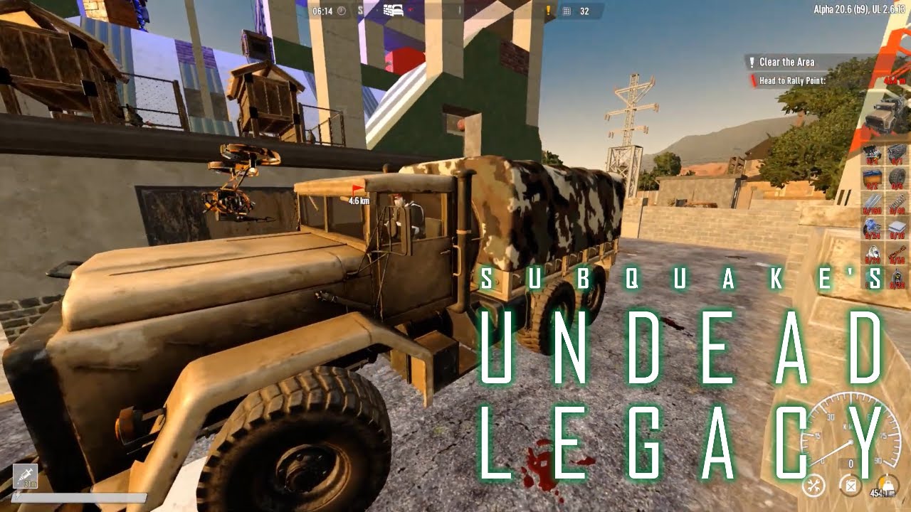 7 Days to Die - Undead Legacy 20.6 UL2.6.13 - Military Truck - am I ...