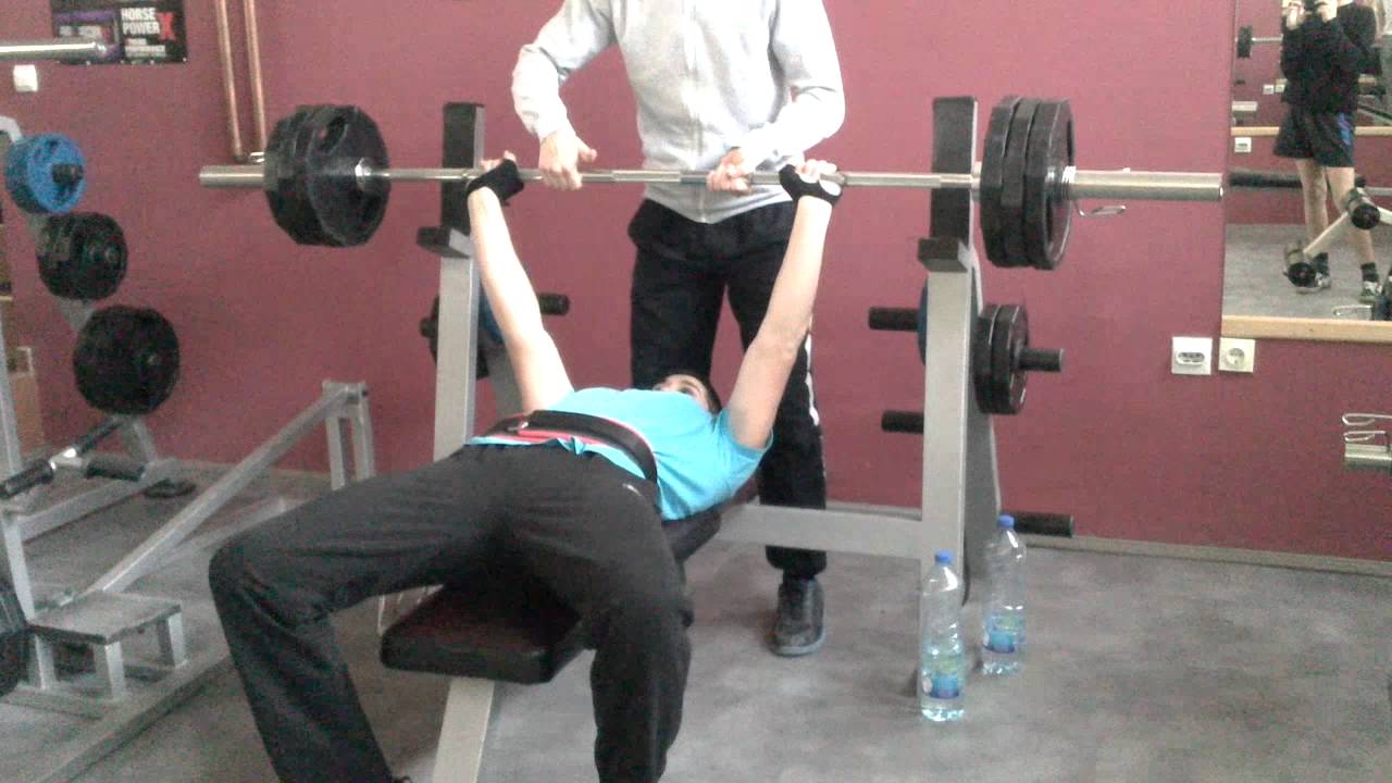 Bench Press 80 kg (176 lbs) 1 rep - YouTube