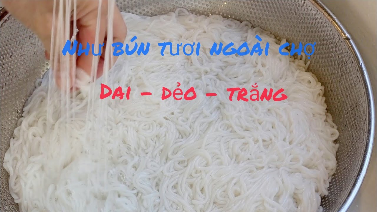 Cách Luộc Bún Khô Ngon Như Bún Tươi | Cách thích nghi mùa dịch - YouTube